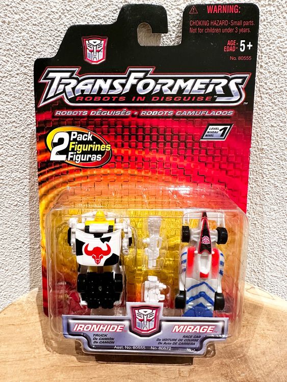 2001 Transformers ironhide mirage vintage hasbro versiegelt (Neu und ...