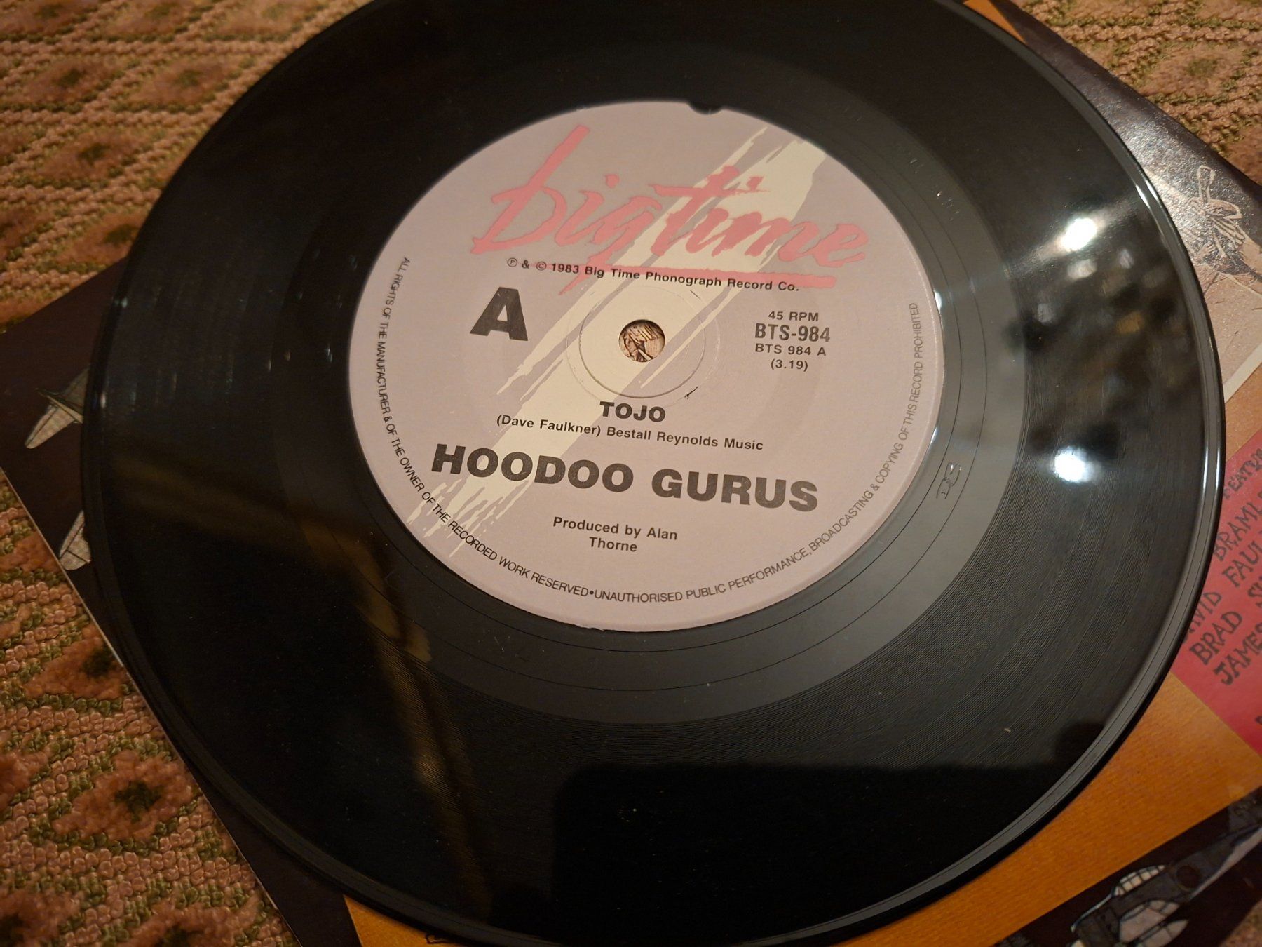 Garage Rock 7" - Hoodoo Gurus – Tojo - 1983 (Gebraucht) in Bernex für ...