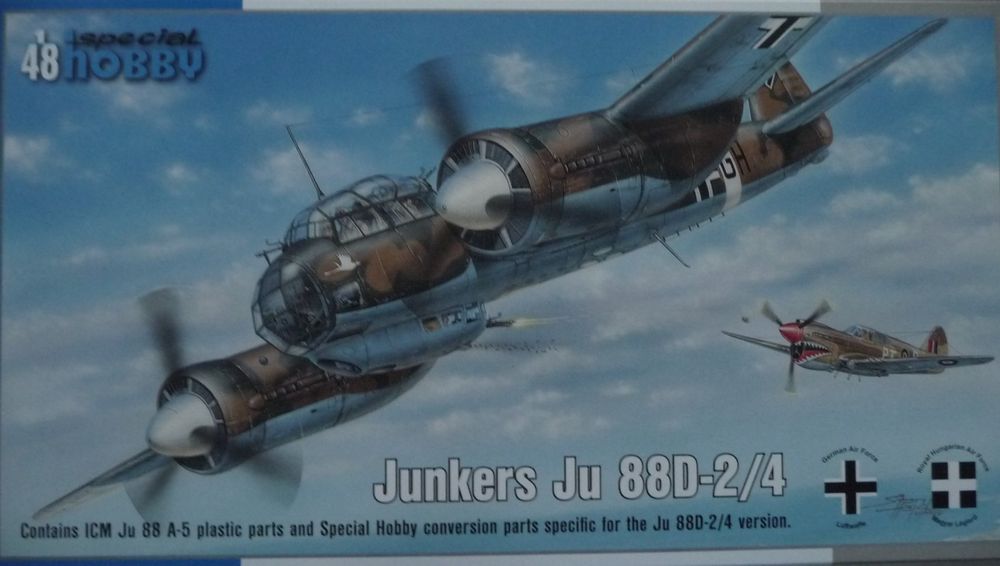 Junkers Ju-88D! Special Hobby Bausatz 1/48! Riesig! Kit NOS! (Neu und ...