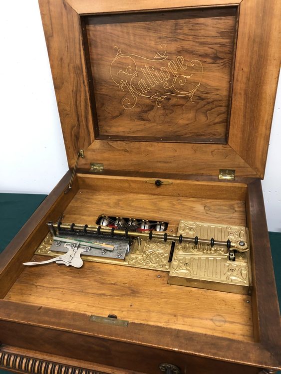 45er Kalliope Spieldose mit Glockenspiel antik (Gebraucht) in ...