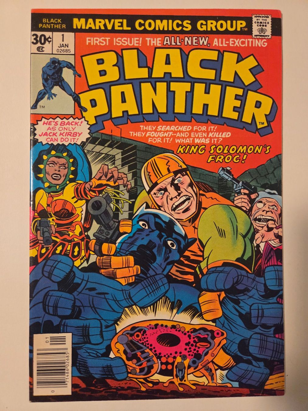 BLACK PANTHER #1-4 (Marvel Comics, 1977) Jack Kirby KEYS (Gebraucht) in ...