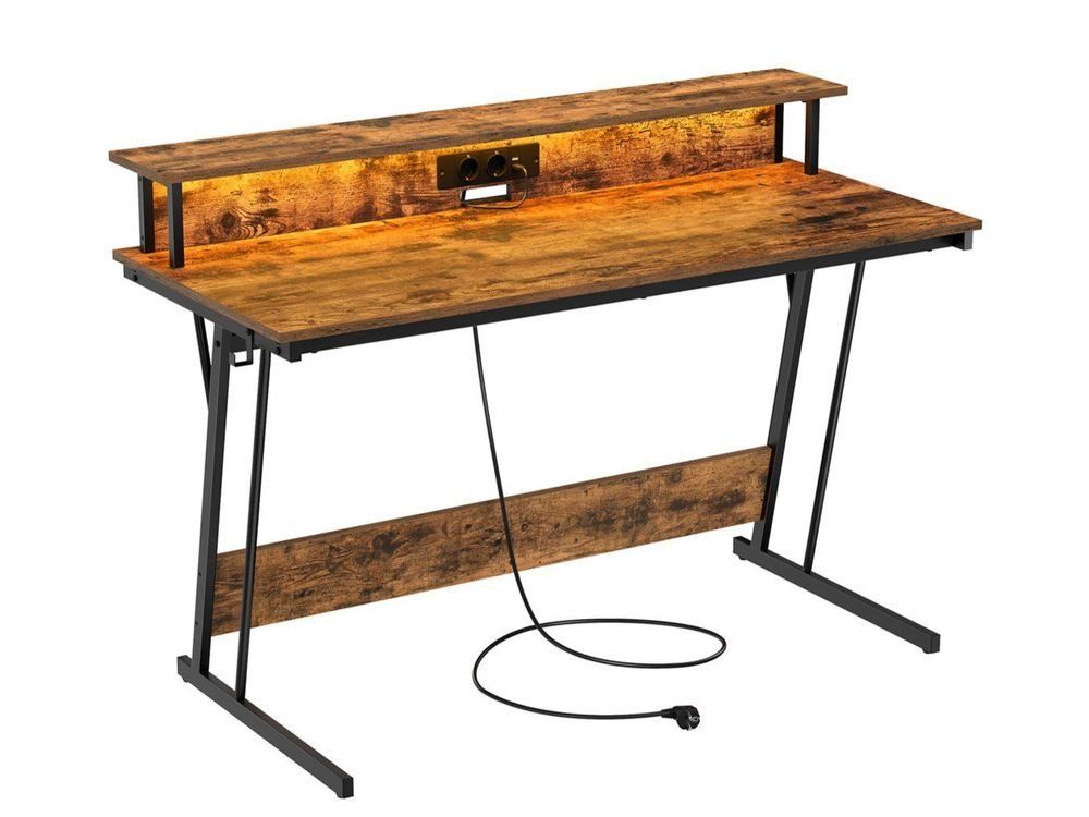 Gaming-Schreibtisch Steckdose Monitorhalter Homeoffice LIXON (Neu und originalverpackt) in ...