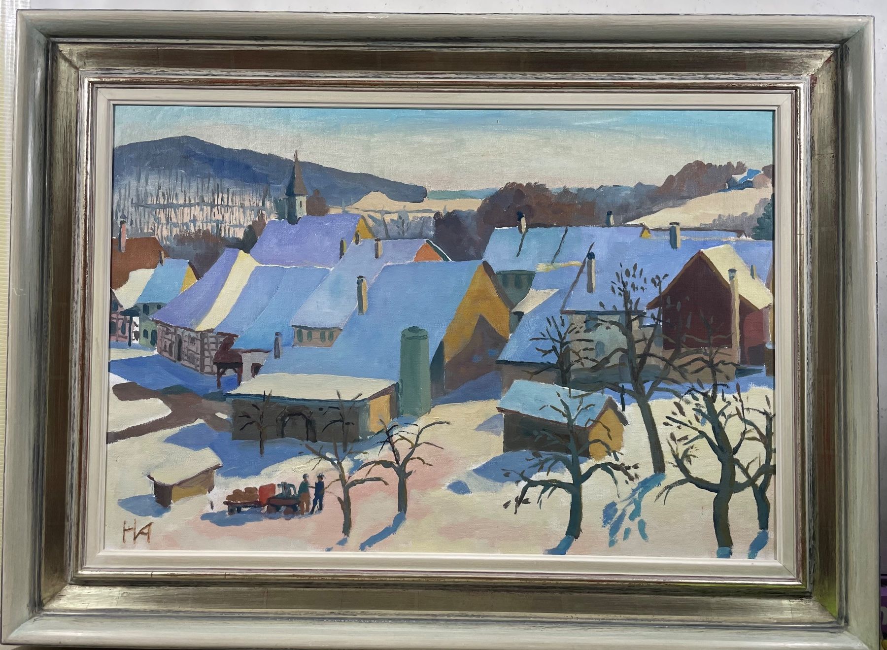 Hans Affeltranger grosses Gemälde - Winterlandschaft (Gebraucht) in Root für CHF 3124 – nur ...