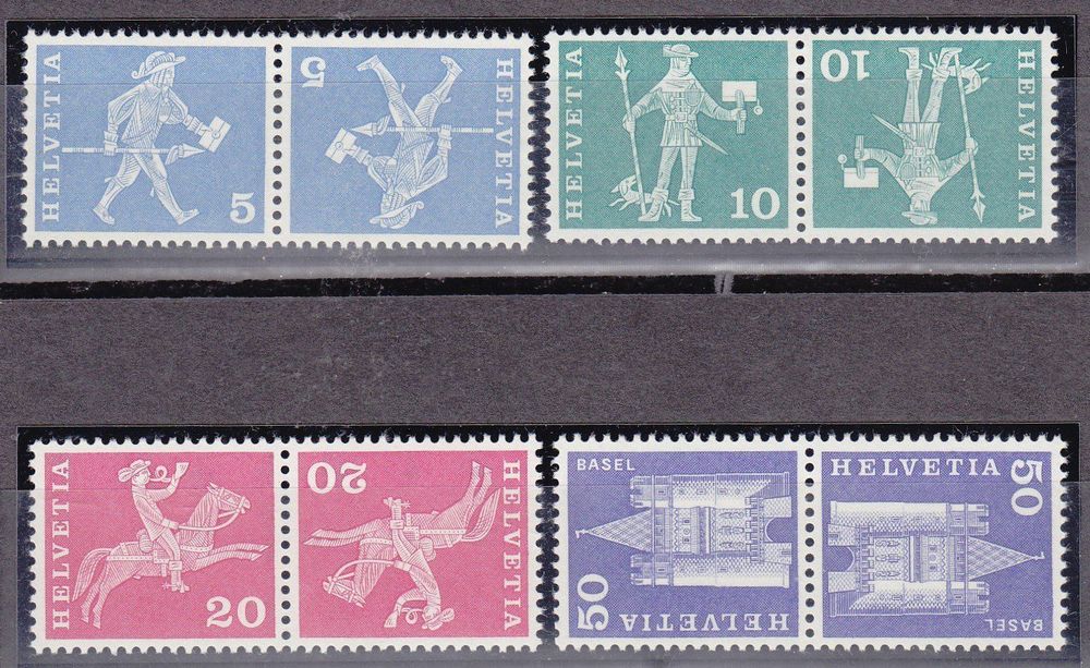 1960-1968 Kehrdrucke ohne Zwischensteg ** POSTFRISCH ** | Kaufen auf Ricardo