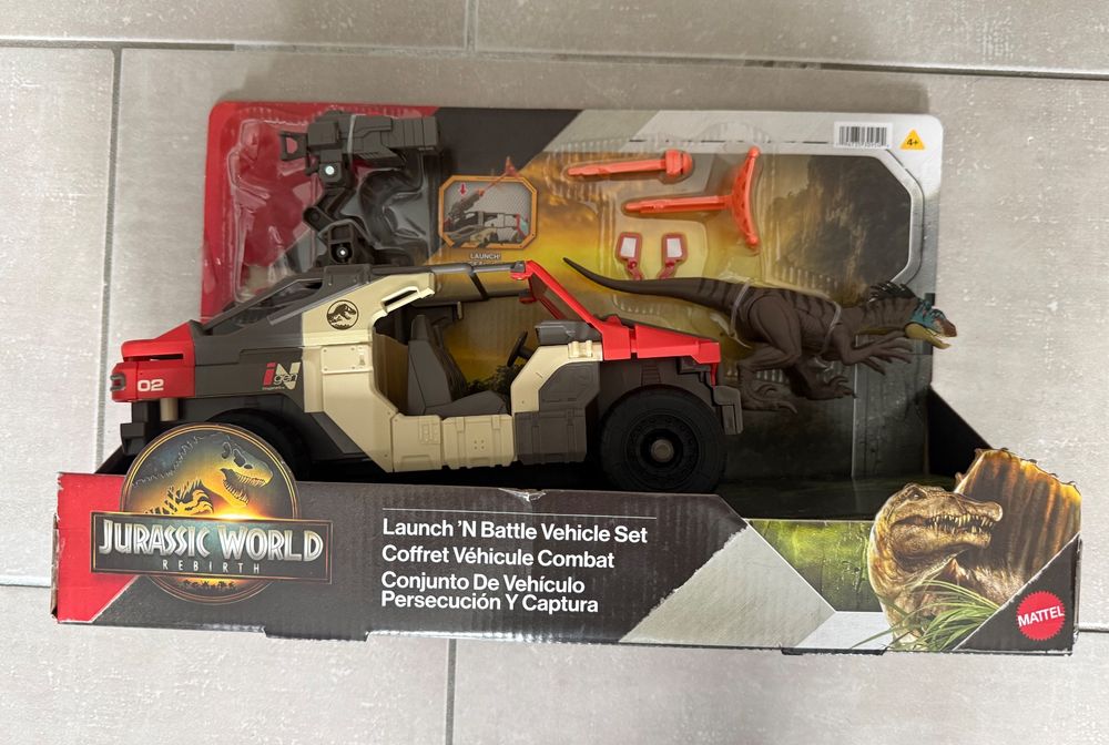 Jurassic World Rebirth Mattel - Launch'N Battle Vehicle Set (Neu ...