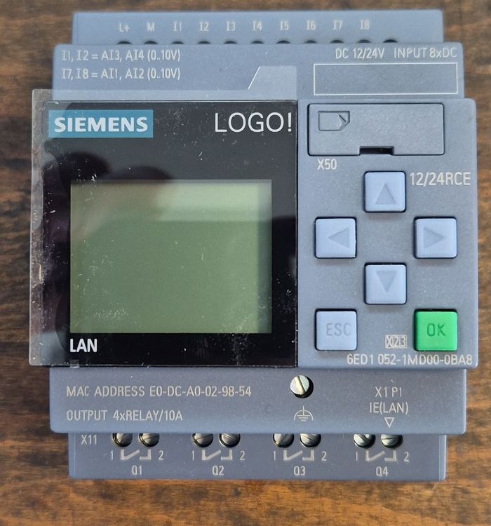 Siemens LOGO! 12/24RCE mit LAN Anbindung (Neu (gemäss Beschreibung)) in ...