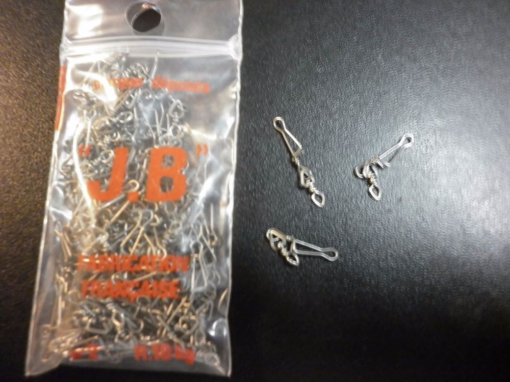 100 émerillons JB n° 2 Agrafenwirbel (Neu und originalverpackt) in ...