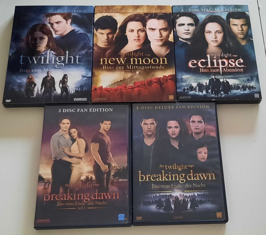 DVDs "Twilight Saga" (Gebraucht) in Luzern für CHF 6 – mit Lieferung ...