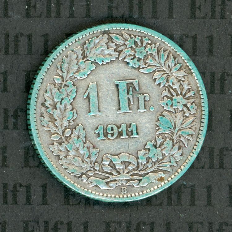 CHF___1.00 1911 ss 1 Franken (Gebraucht) in Widnau für CHF 6 – mit Lieferung auf Ricardo kaufen