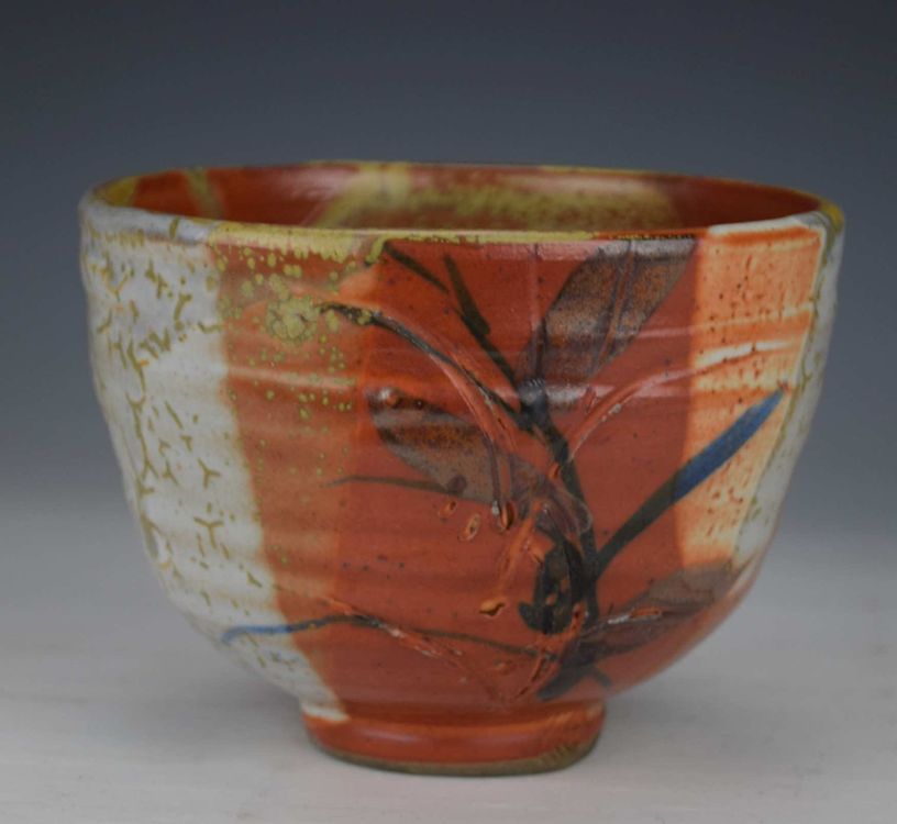 Pascal Geoffroy a stoneware cup covered in shino glaze (Gebraucht) in ...