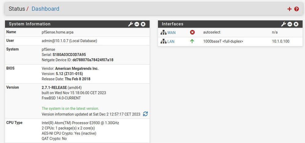 Sophos Firewall SG105 Security Dev mit OPNsense oder pfSense (Gebraucht ...