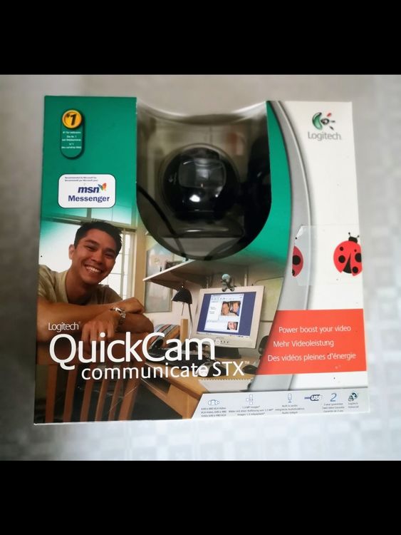 Webcam Logitech QuickCam STX neuf sous emballage d'origine (D'occasion ...