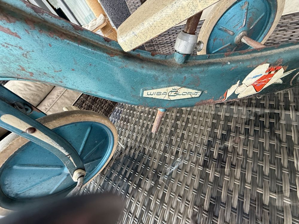 Antikes Wisa-Gloria Dreirad Blau (Gebraucht) in Pfeffikon LU für CHF 76 ...