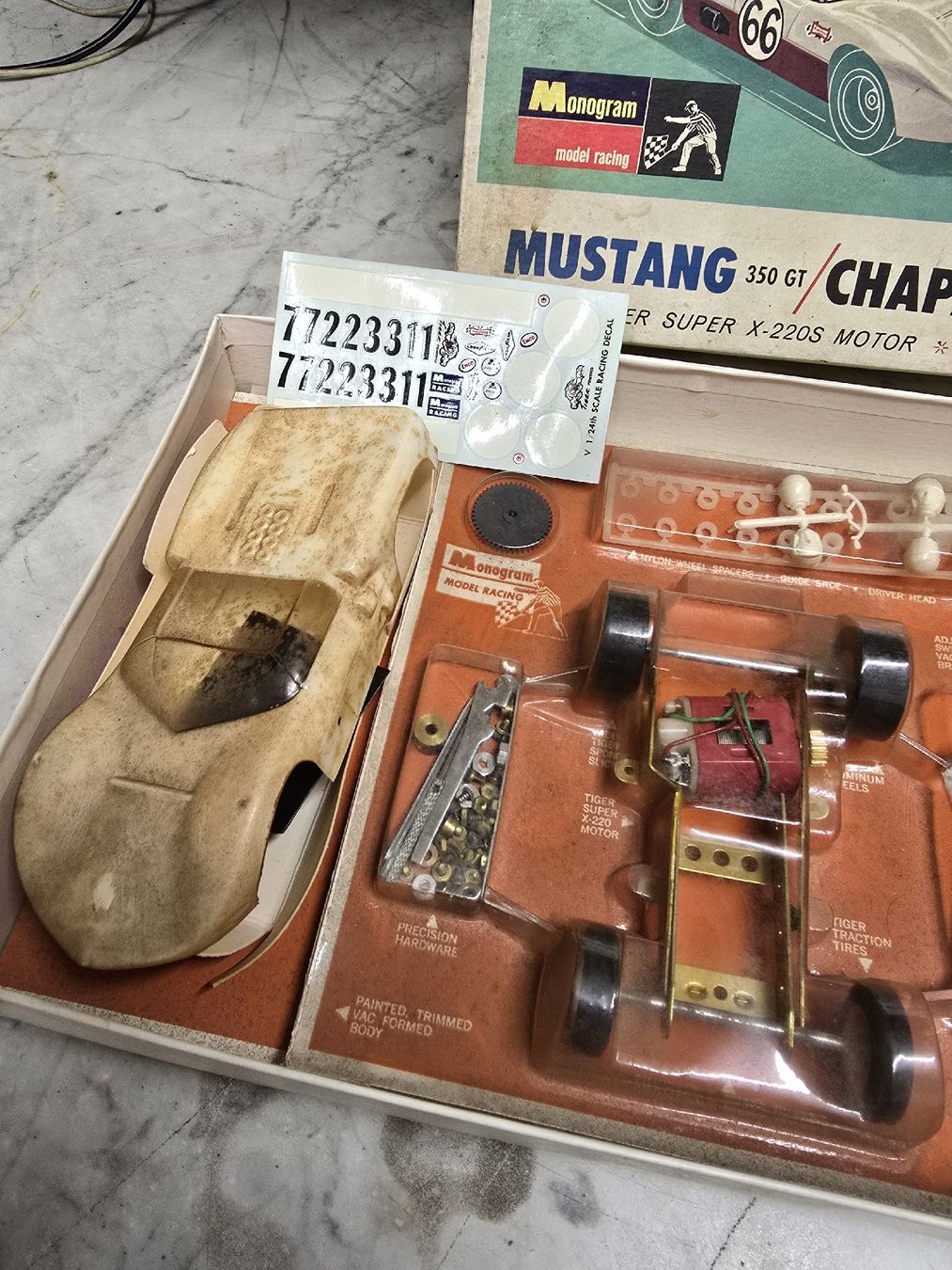 Vintage Monogram Mustang Chaparral II Slot Car Rennauto (Neu und ...