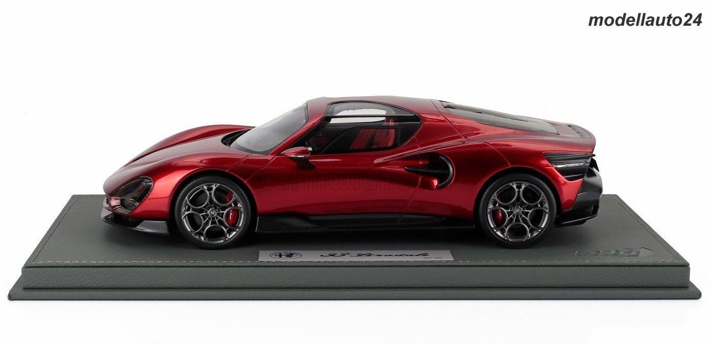 Alfa Romeo 33 Stradale 2025 Rosso Villa d’Este / BBR 1:18 (Neu und ...