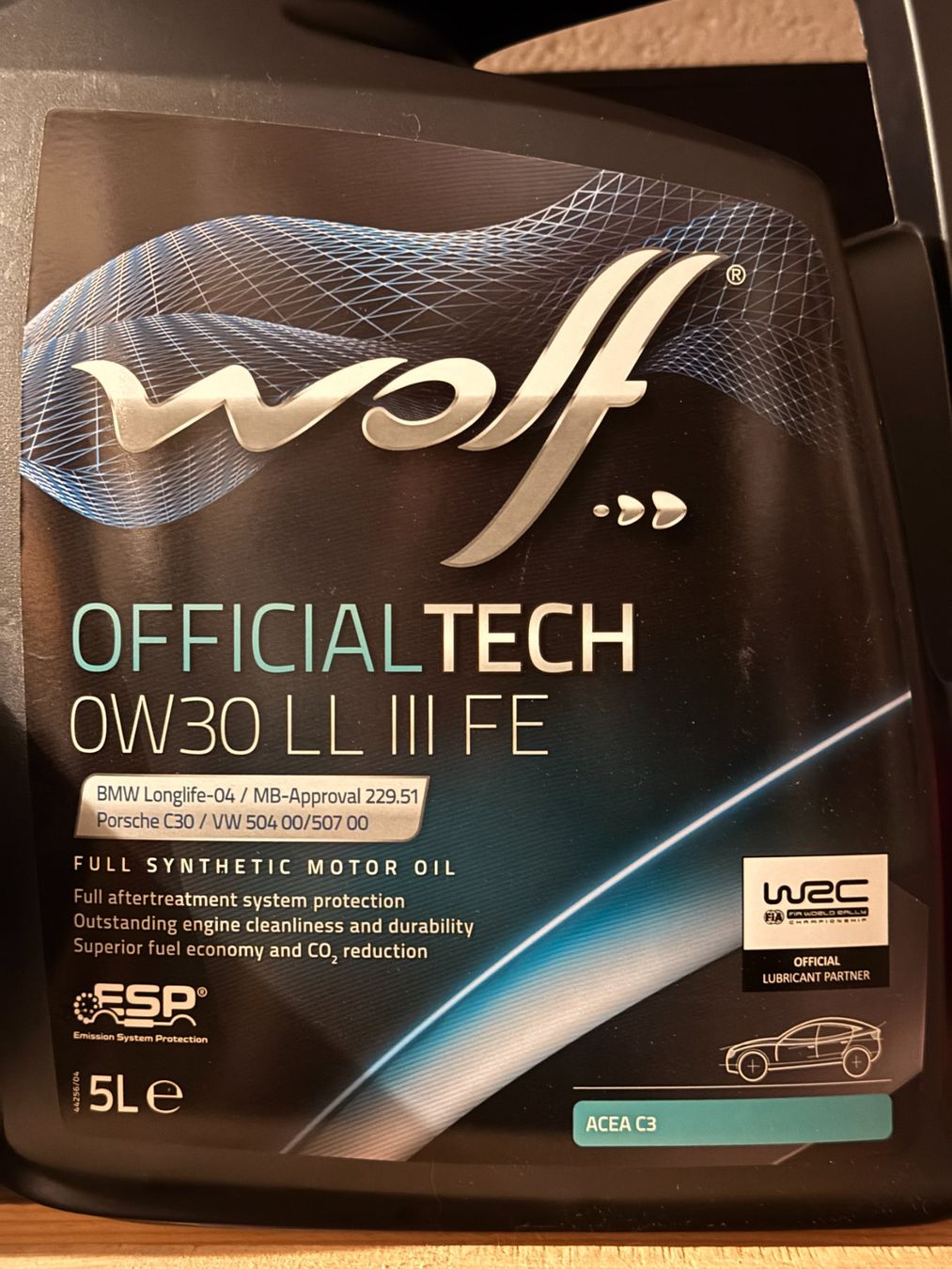 Huile Moteur 0W30 Long Life Wolf WRC Partner (CHF/litre) (Neuf avec ...
