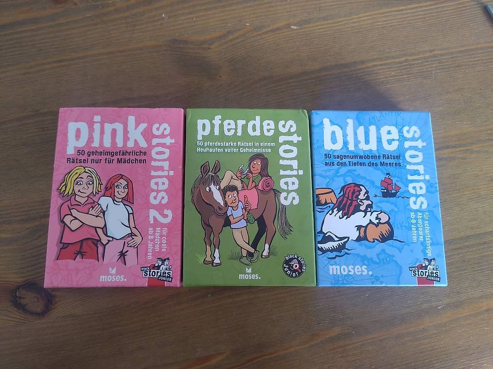 Pink + Pferde + Blue Stories (black stories Junior) (Gebraucht) in ...