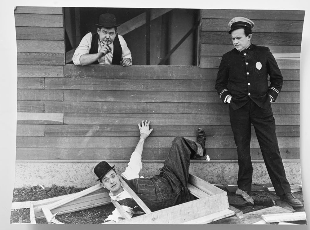 Foto Stan Laurel & Oliver Hardy in night owls | Kaufen auf Ricardo