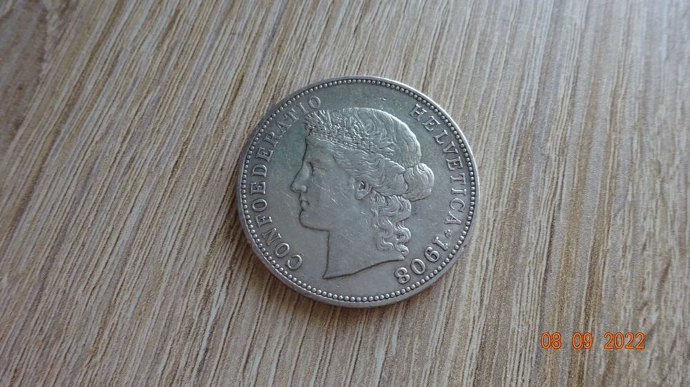 5 Fr 1908 Frauenkopf Vz. ab. 1.- | Kaufen auf Ricardo