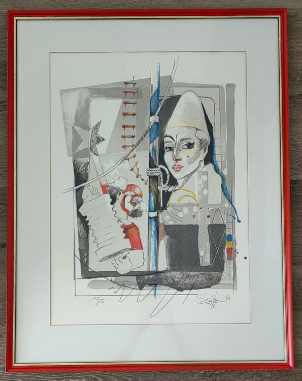 Rolf Knie orig. Litho , Handsigniert , Clowns 1987 (Gebraucht) in Weiningen ZH für CHF 100 – nur ...