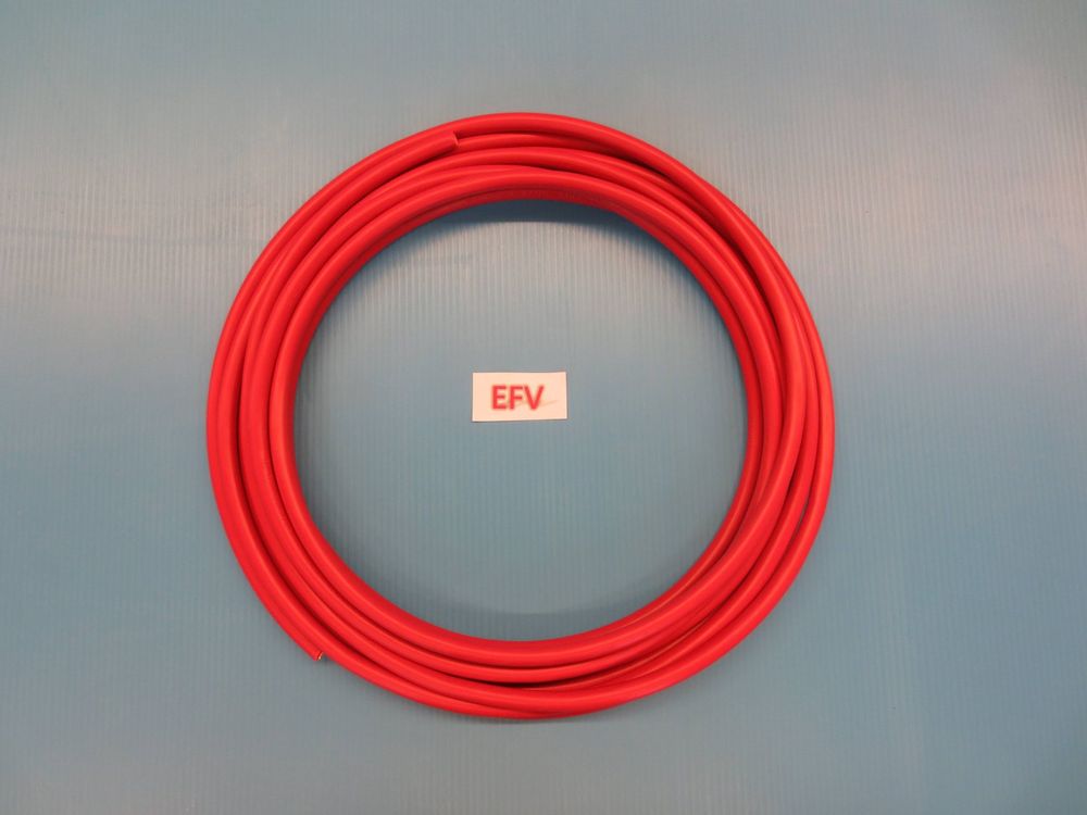 Meterware Pol- Leiter, Kabel T-Litze rot 16mm2 (Neu und ...