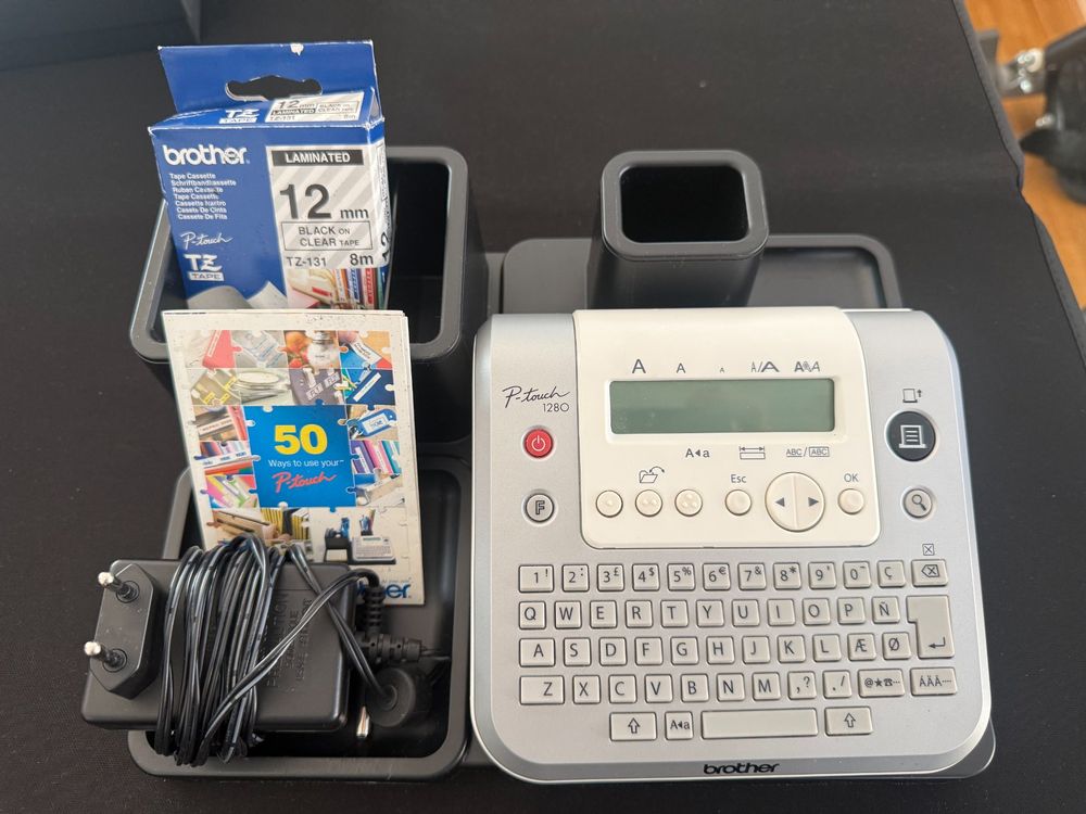 Brother P-touch 1280 electronic strip label maker (Gebraucht) in Gland ...