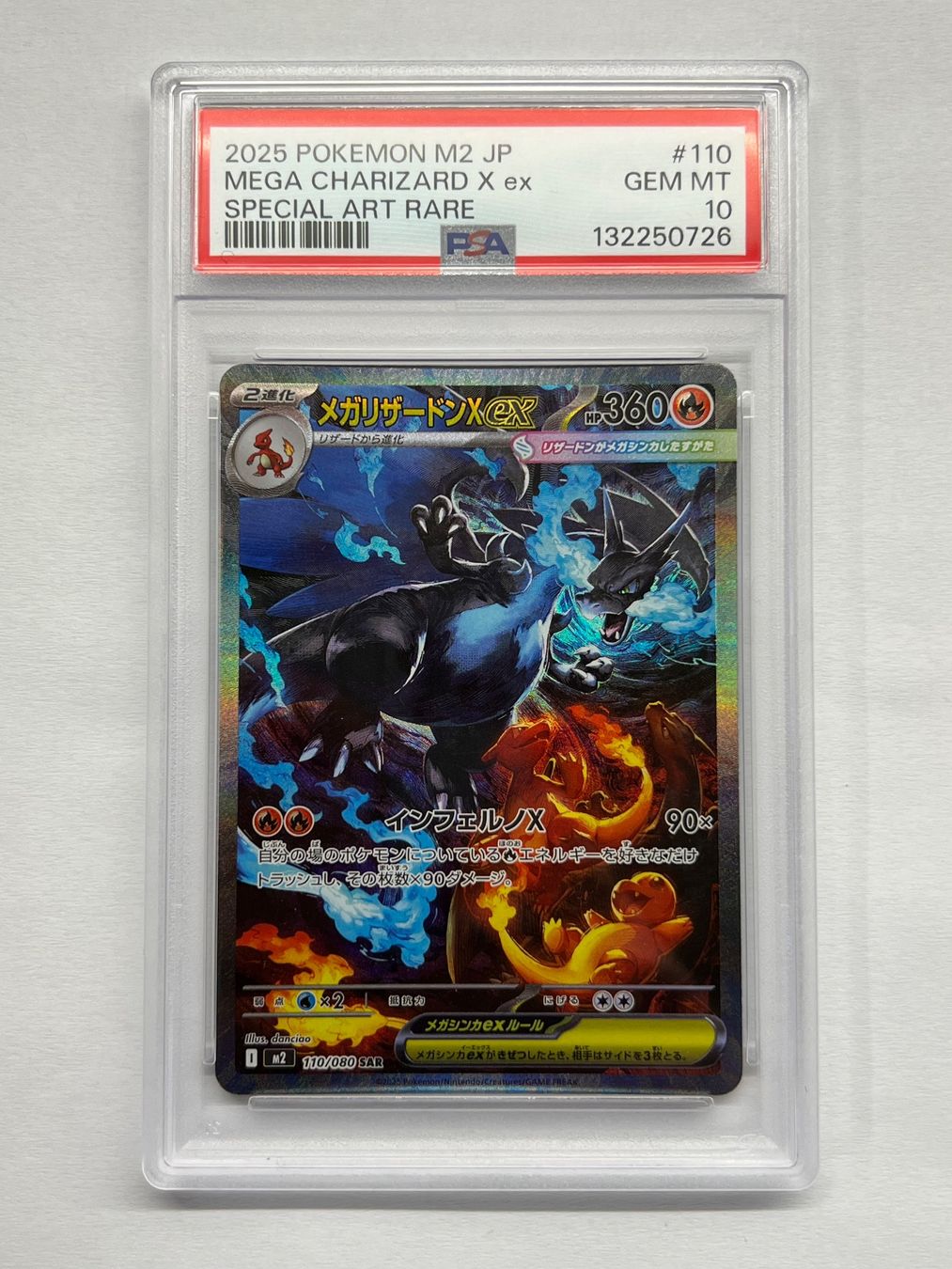 PSA 10 Mega Charizard X Pokemon Inferno X Phantasmal Flames (Neu und ...