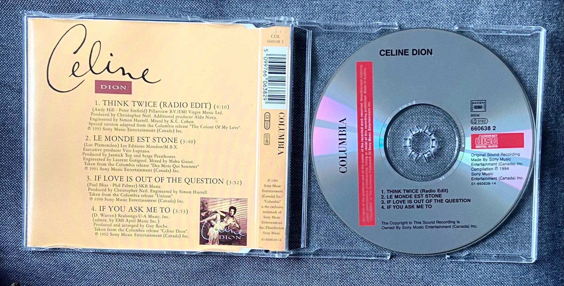 Celine Dion • Think Twice (1994) • Single CD (Gebraucht) in Luzern für ...