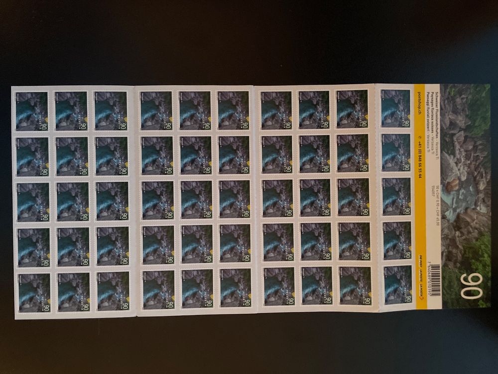 Schweizer Briefmarken Flusslandschaft Verzasca, 90 Rappen 59 (Neu (gemäss Beschreibung)) in ...