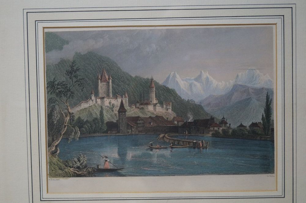 Bild - Thun - William Henry Bartlett - Robert Wallis | Kaufen auf Ricardo