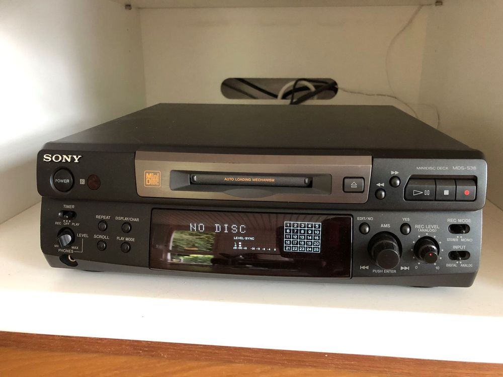 SONY Minidisc Player MDS-S38 (Gebraucht) in Hünenberg für CHF 29 – mit ...