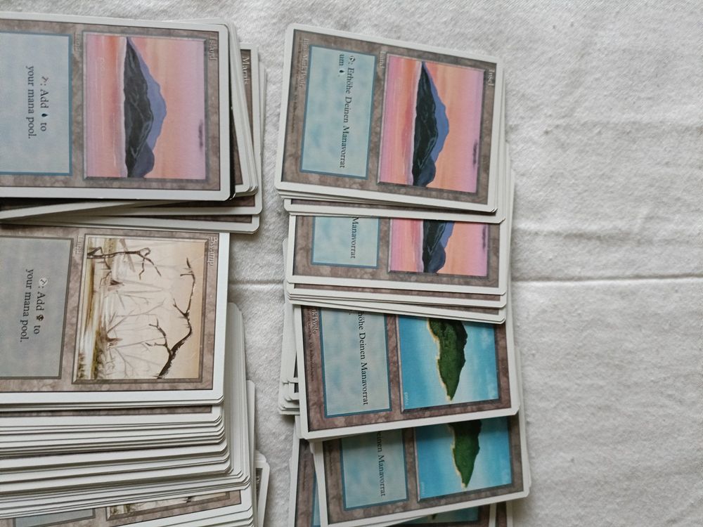 Magic Karten aus den 90er Jahren, Landschaften dt,fr,engl | Kaufen auf Ricardo