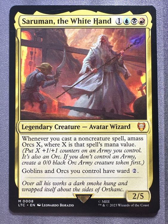 Saruman, the White Hand 0008 Lord of the Rings (Neu (gemäss ...