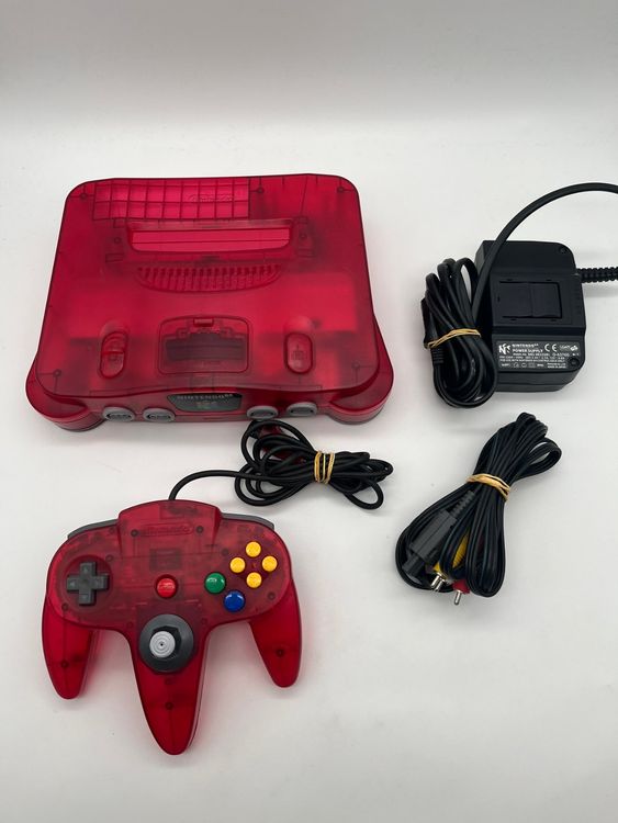 Nintendo 64 N64 Transparent Watermelon Red Rot Original (Gebraucht) in ...