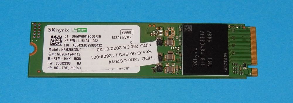 SKhynix NVMe SSD 256 GB (Gebraucht) in Bern für CHF 9 – mit Lieferung ...