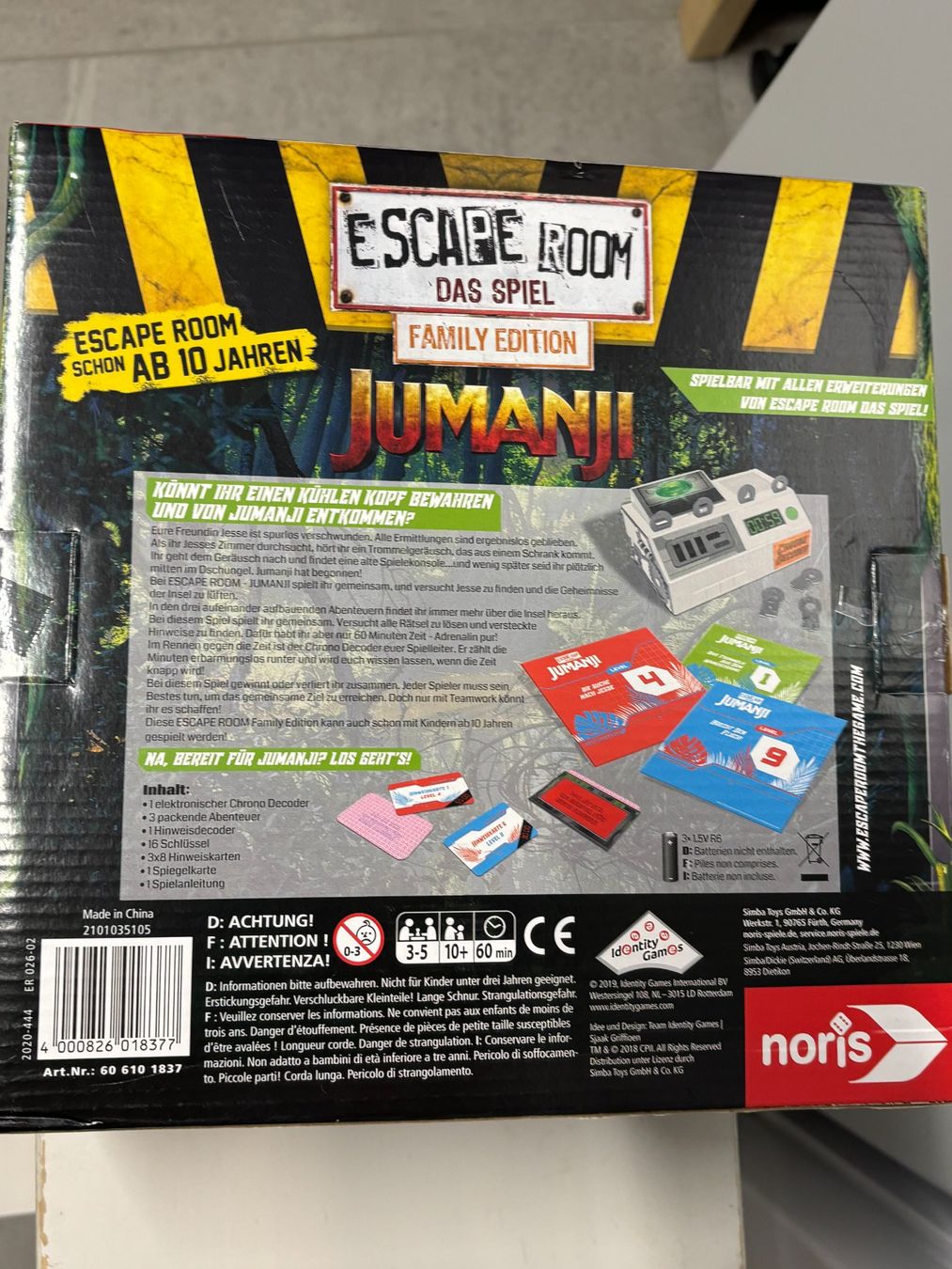 Escape Room Jumanji, Family Edition, neu (Neu (gemäss Beschreibung)) in ...