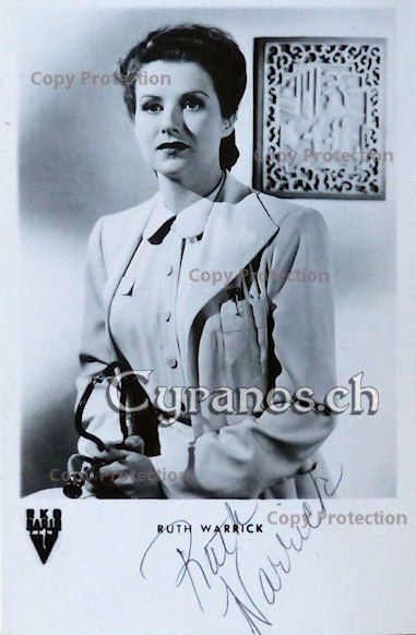 Ruth Warrick (1916-2005) Schauspielerin - Autogramm (Gebraucht) in ...