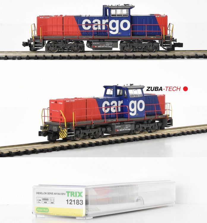 Minitrix 12183 Diesellok Am 842 SBB Cargo Spur N Digital OVP (Gebraucht ...