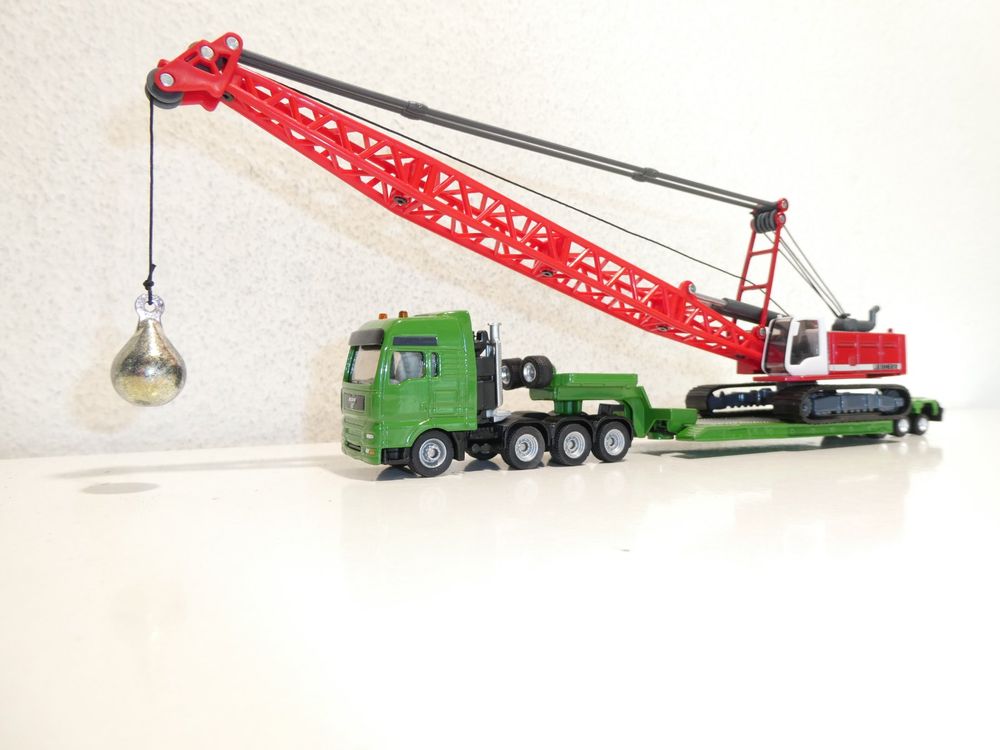 Siku Schwertransport mit Seilbagger LKW Lastwagen HO 1834 (Neu (gemäss ...