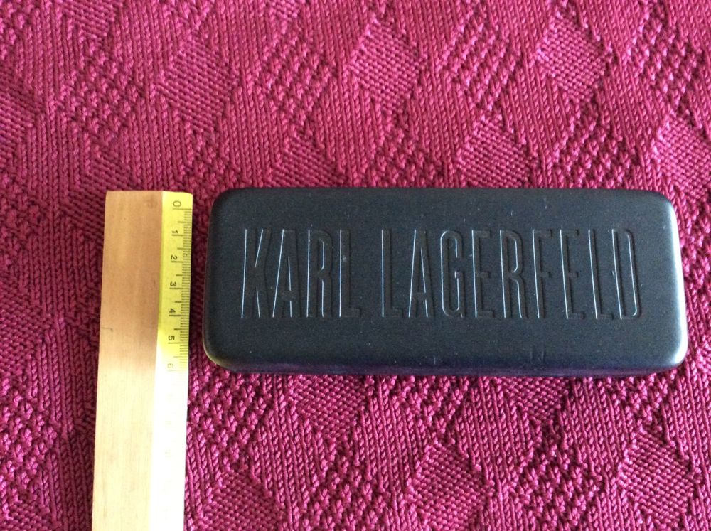 Brillenetui, KARL LAGERFELD, Original, 15.5x6x4 cm (Gebraucht) in ...