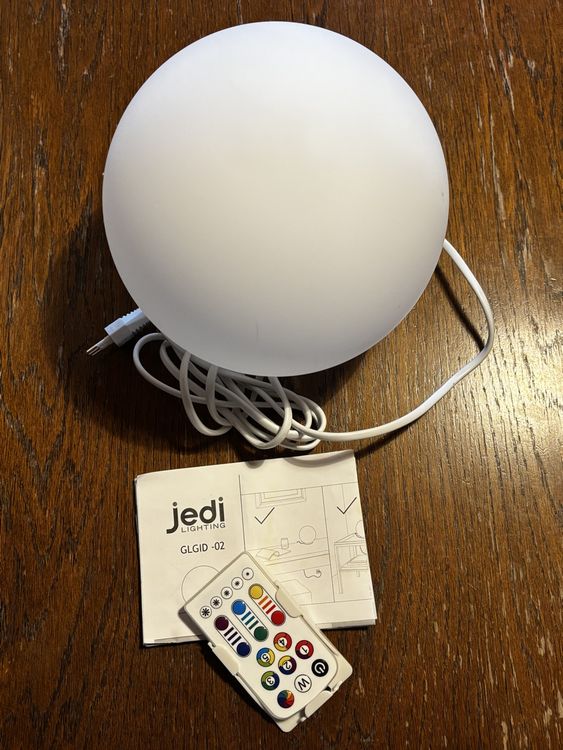Lampe boule LED RGB avec télécommande Jedi Lighting | Kaufen auf Ricardo