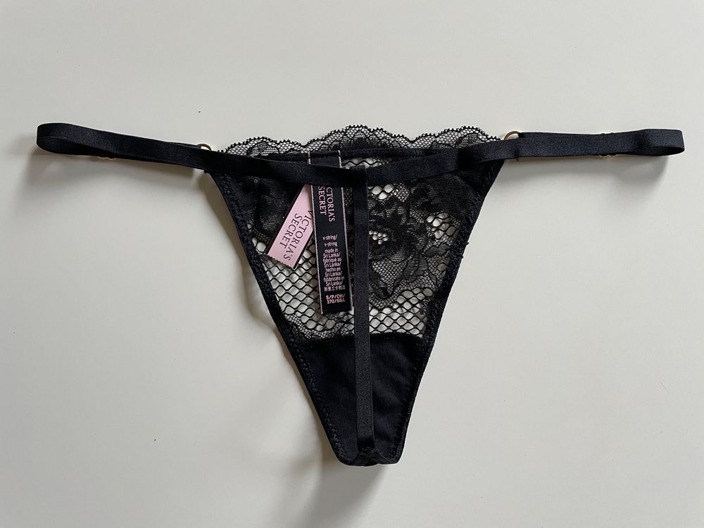 Victoria’s Secret Adjustable V- String Lace Thong S NEW | Kaufen auf ...
