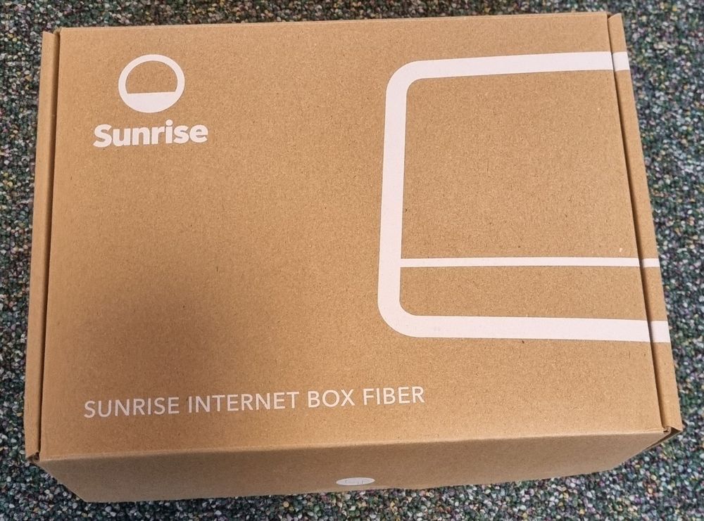 Sunrise Internet Box Fiber (Neu und originalverpackt) in Treyvaux für ...