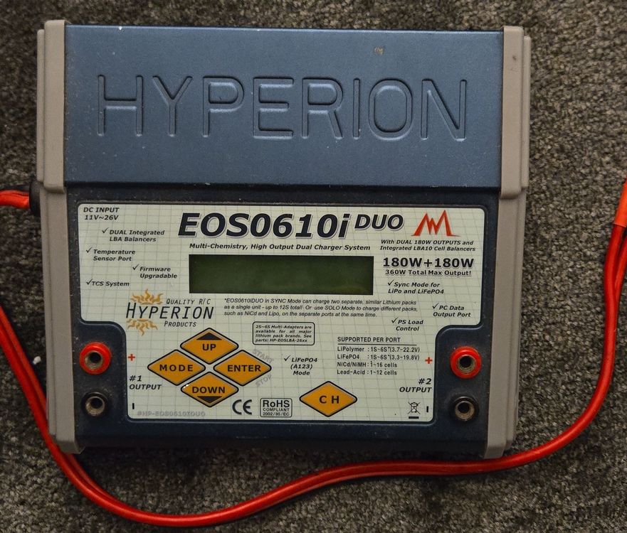 Hyperion EOS0610i Duo Ladegerät (Gebraucht) in Illnau für CHF 15 – mit Lieferung auf Ricardo kaufen