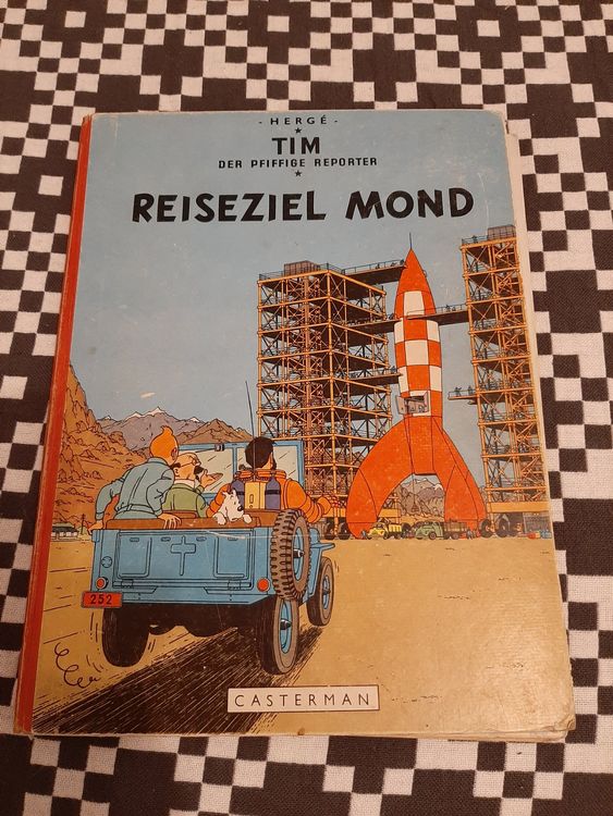 Tim der pfiffige Reporter von HÉRGÉ Reiseziel Mond 1960 (Defekt) in ...