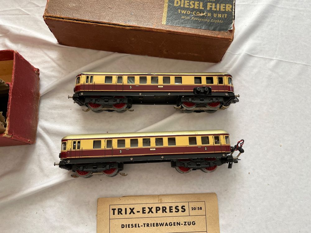 Trix Express 20/58 Triebwagen VT 137 mit Anleitung 20058 rot (Gebraucht ...