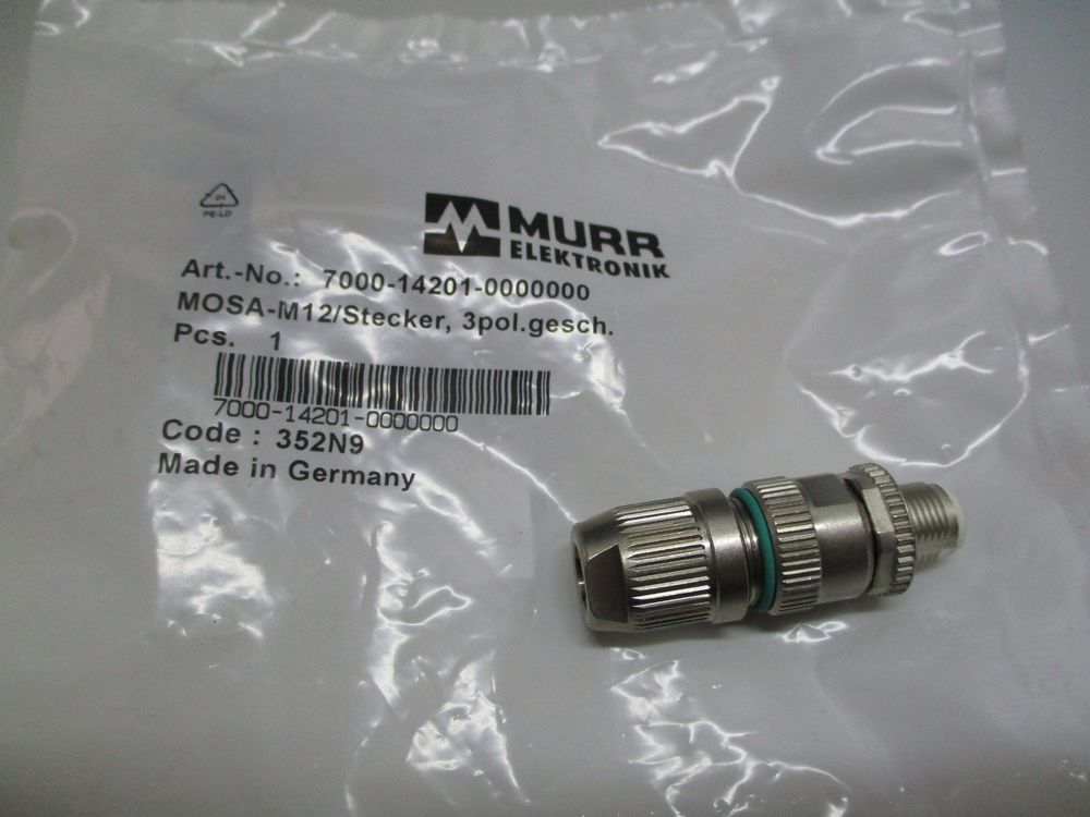 MURR Stecker MOSA-M12 3pol, 5 Stk. Artikel 7000-14201 | Kaufen auf Ricardo