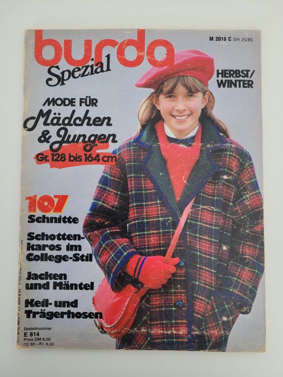 Special Burda Mädchen und Jungen mit Schnittmuster | Kaufen auf Ricardo