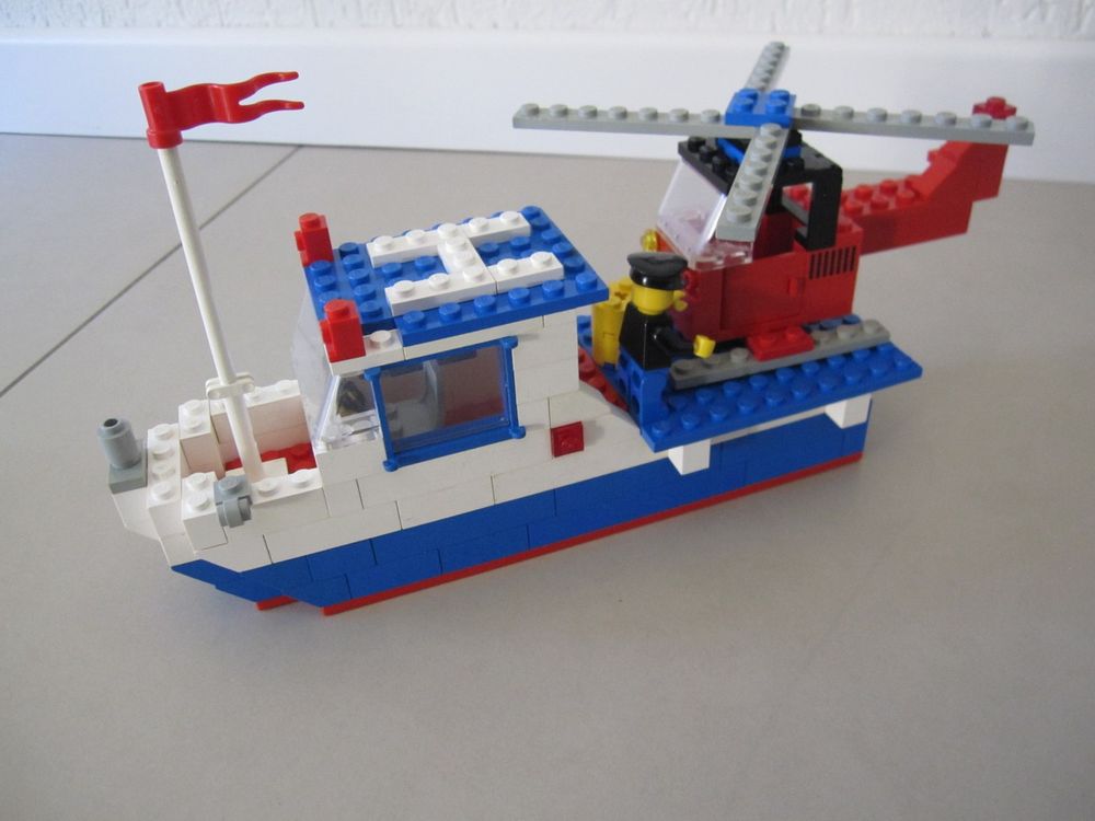 Lego alter vintage-modell ohne nummer Boot und Helikopter (Gebraucht ...