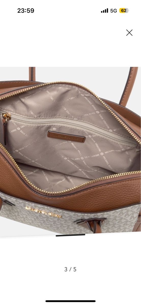 Michael Kors Handtasche Braun/Weiss Top Zustand Herbst (Neu und ...